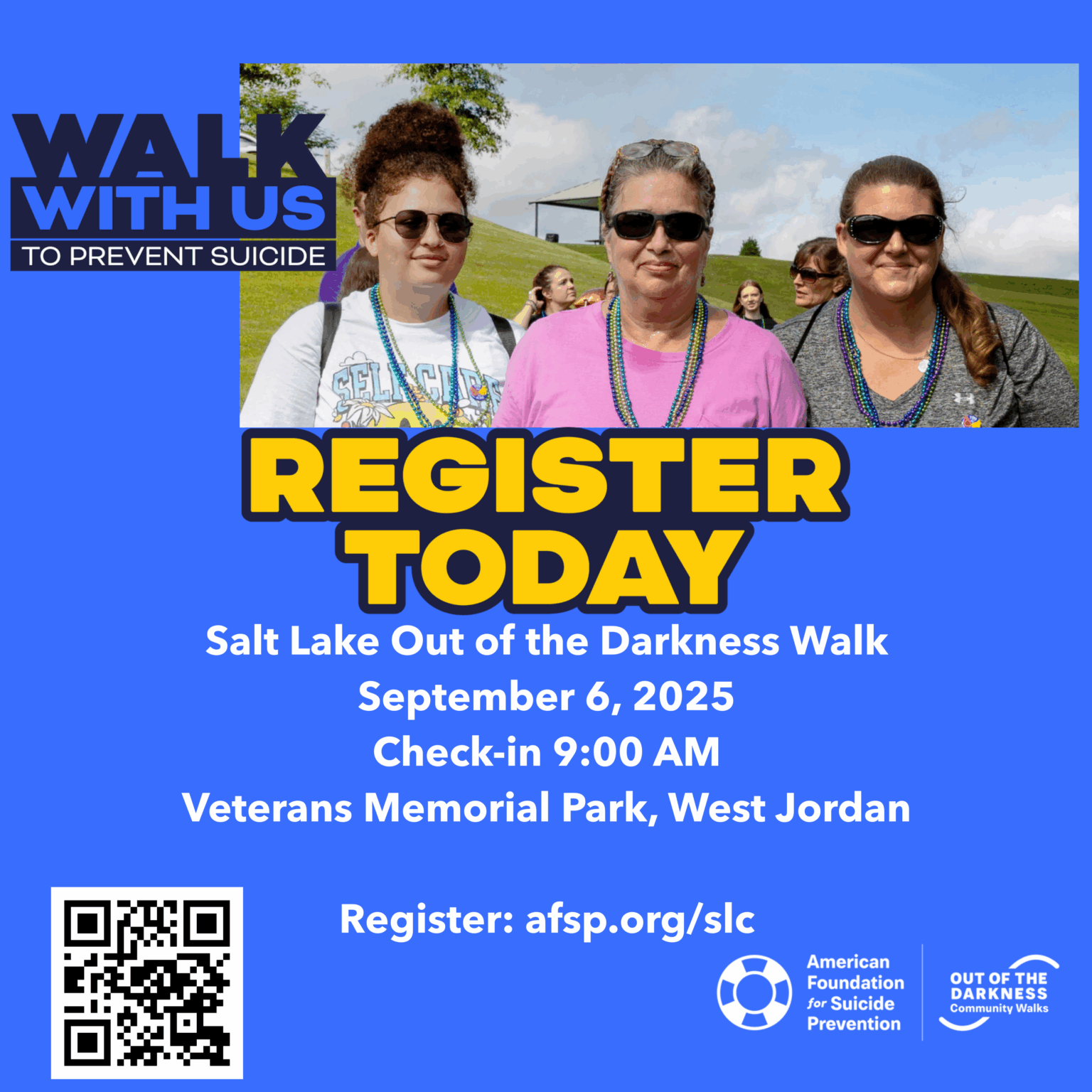AFSP Out of The Darkness Walk 2025 - 100.7 & 105.5 BOB FM